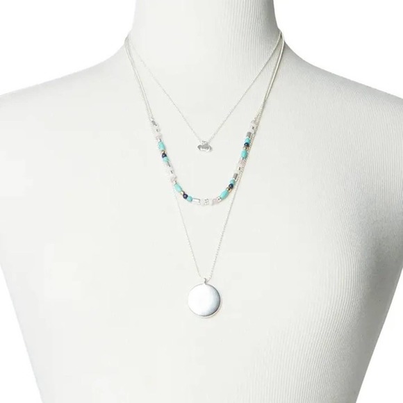 Lucky Brand | Jewelry | Lucky Brand Layered Beaded Necklace | Poshmark